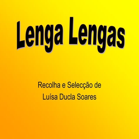 Lenga lengas | PPSX