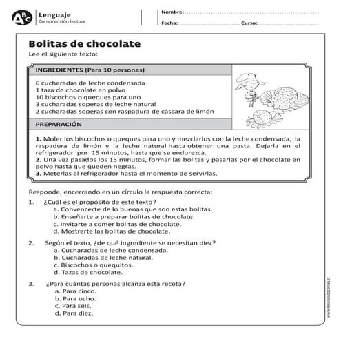 Leng comprensionlectora 2_b_n3 | PDF