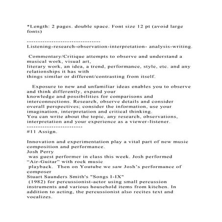Length 2 pages. double space. Font size 12 pt (avoid large fonts).docx