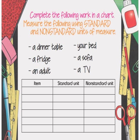 Intro to Length Homework | PDF