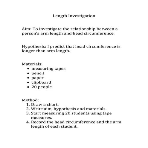 Measurement investigations | DOCX