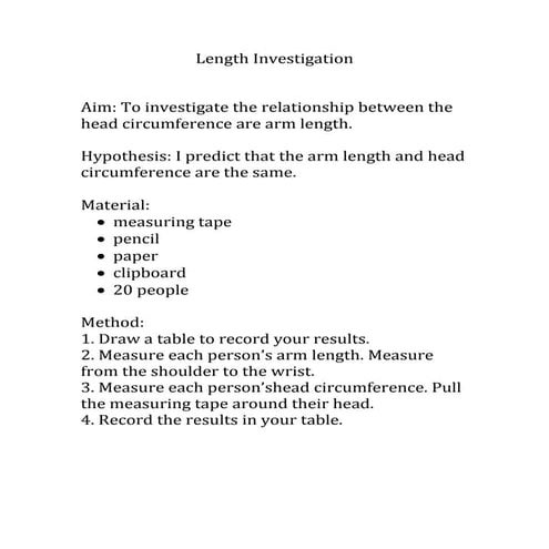 Measurement investigation | DOCX