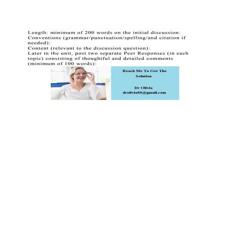 Length minimum of 200 words on the initial discussion Conventi.docx