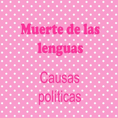 Lenguas muertas sofia salazar | PPT
