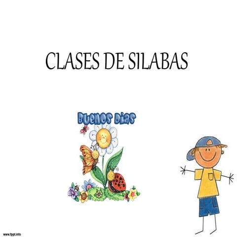 Lengua B3 clases de sílabas | PPTX