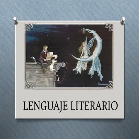 Lenguaje literario | PPT