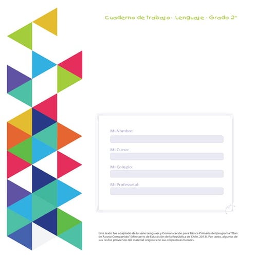 Lenguaje2 grado segundo - cuaderno de trabajo | PDF