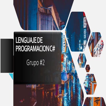Lenguaje de programacion c# | PPTX