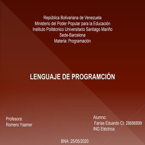 Beneficios del Lenguaje de programación | PPTX