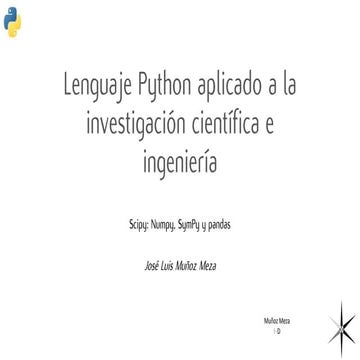 Lenguaje Python En Id Numpy Sympy Y Pandas Ppsx 1771