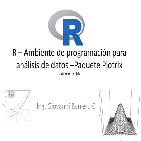 Lenguaje r - paquete Plotrix | PPT