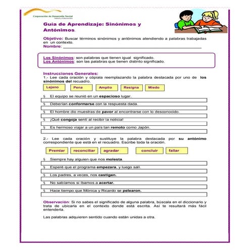 Lenguaje sinonimos _y_antonimos_2 (1) | PDF