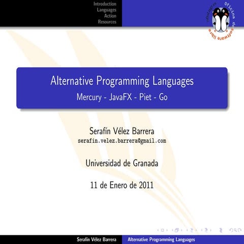 Lenguajes programacionalternativos | PPT