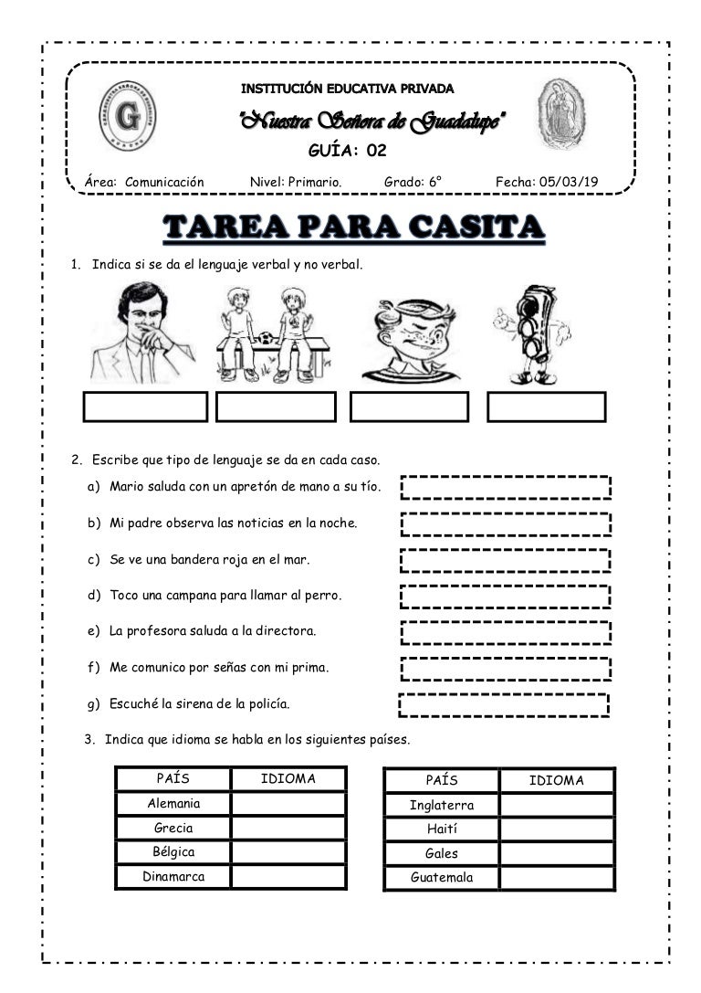 Lenguaje tarea