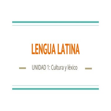 Lengua Latina UNIDAD 1.pptx