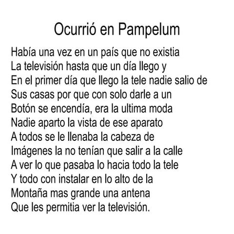Tema 1 de lengua ocurrio en pampelum | ODP