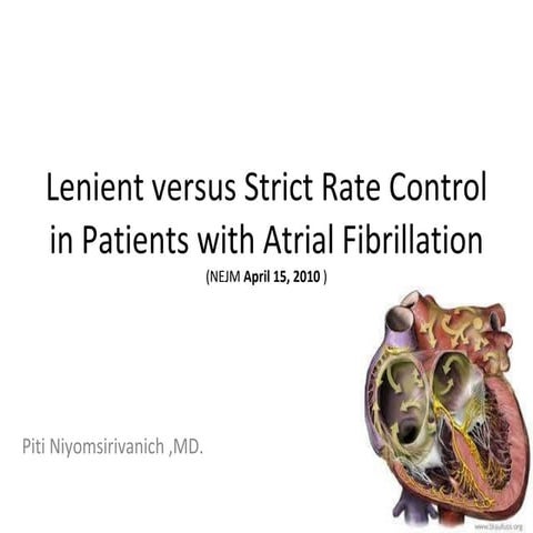 Lenient Versus Strict Rate Control ? | PPT