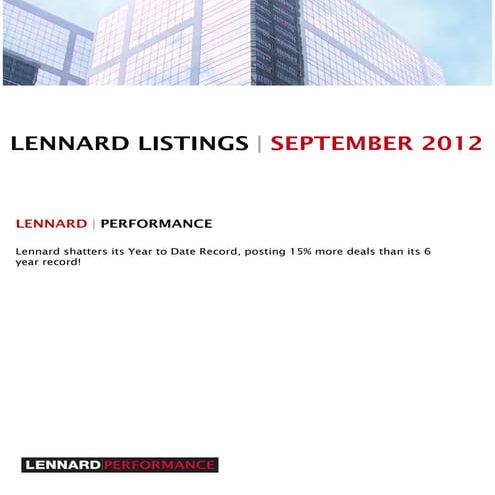 Lennard - Monthly mailer september | PDF