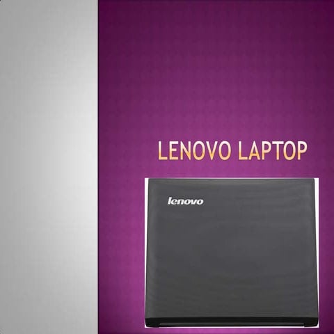 Lenovo laptop nt | PPTX