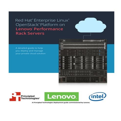 Deploying Red Hat Enterprise Linux OpenStack Platform 7 on Lenovo Performance Rack Servers | PDF