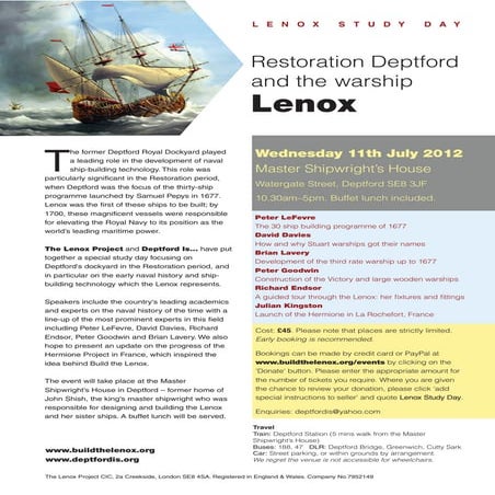 Lenox Study Day | PDF