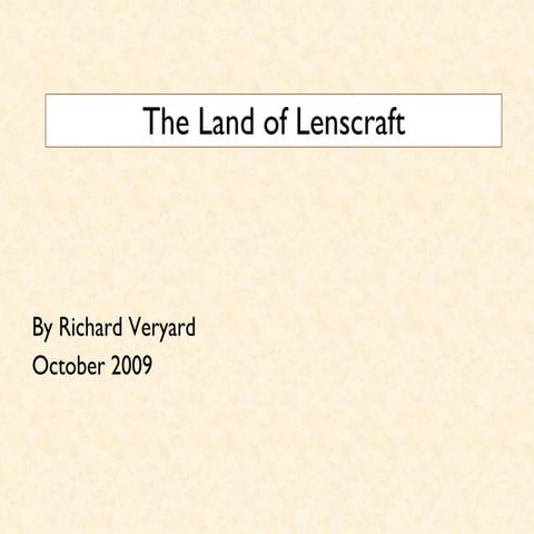 Lenscraft | PPT