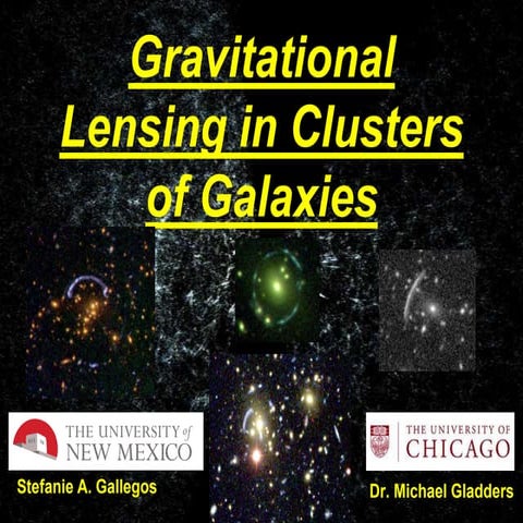 Gravitational Lensing and Stuff | PPTX