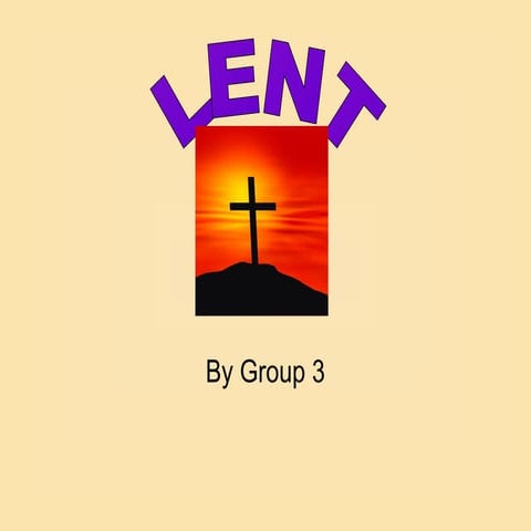 Lent Christianity | PPT