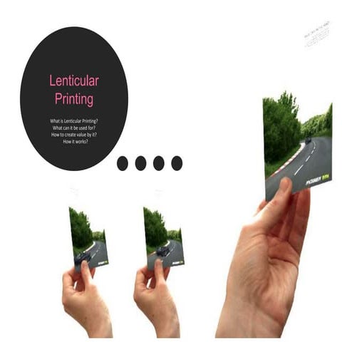 Lenticular Printing | PPTX | 3-D Graphics | Computer Software and ...