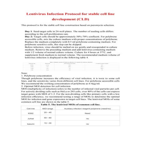 Lentivirus Infection Protocol for stable cell line development (CLD).pdf