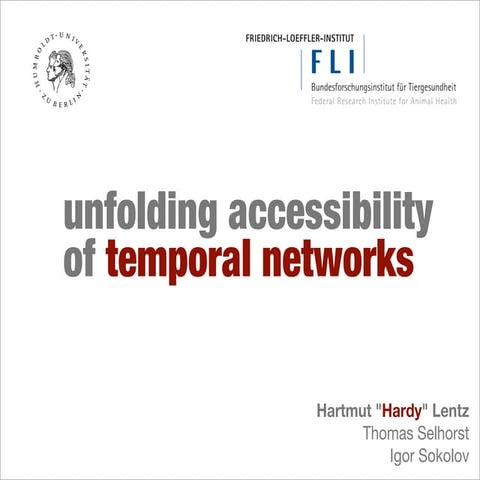Unfolding Accessibility of Temporal Networks | PPT