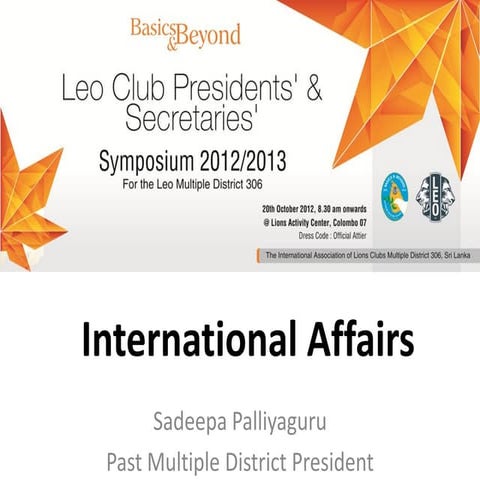 International Awards - Leo Multiple | PPTX