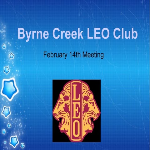 Leo meeting 02_14_2012__ | PPT
