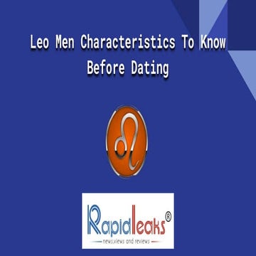 Leo Male Characteristics Sounds True Leo Children Like To Travel In
