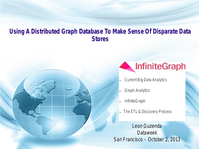 Using A Distributed Graph Database To Make Sense Of Disparate Data St…