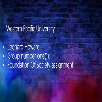 Leonard howard id#00027 | PPTX