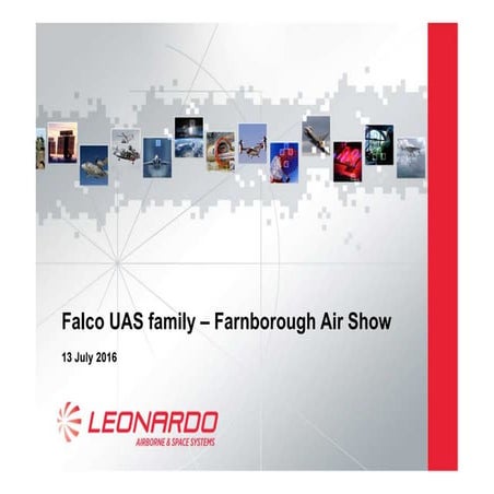 FIA16: Leonardo Airborne & Space Systems Division: Falco UAS Family | PDF