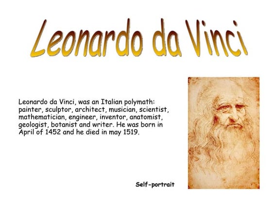 Leonardo Da Vinci | PPTX