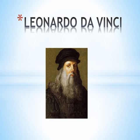 Leonardo da vinci | PPTX