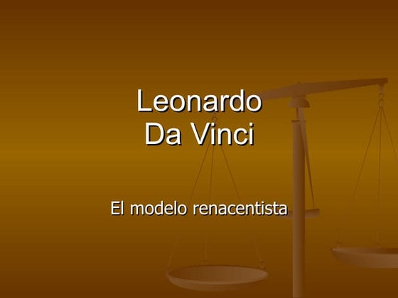 Presentacion Leonardo da Vinci | PPT