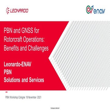 European Rotors - PBN and GNSS for Rotorcraft Operations | PDF