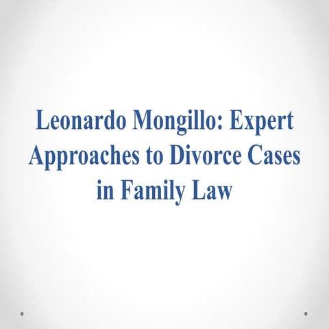 The divorce process | PPT