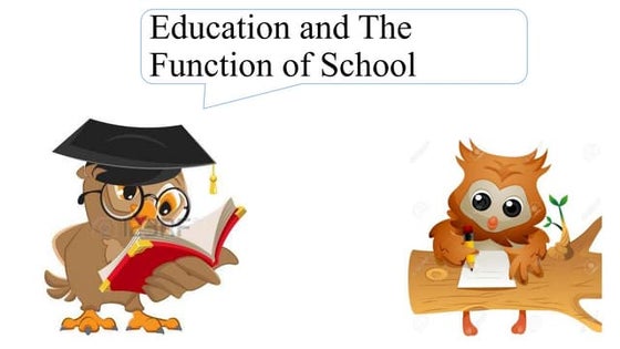 Function of schools | PPTX | Professional School | Postgraduate Education