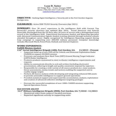 FOWLER_2017_RESUME | PDF