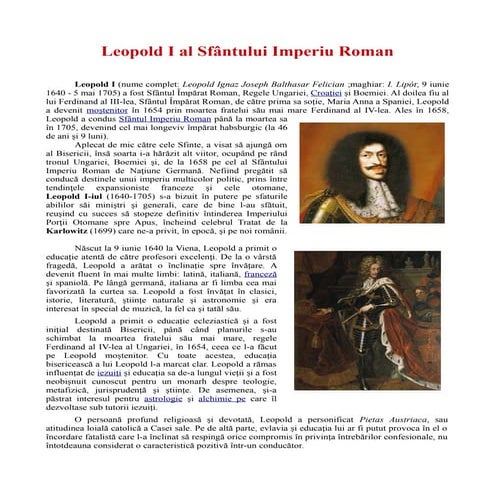 Leopold I | PDF
