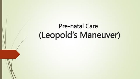 15. LEOPOLD_MANEUVERS.pptx