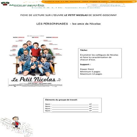 Le petit nicolas les amis de nicolas | PDF