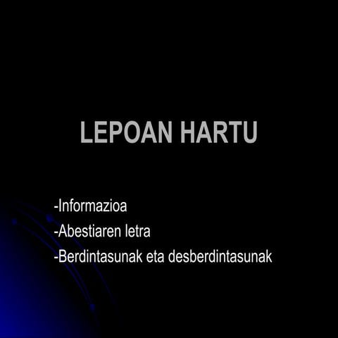 Lepoan hartu | PPT