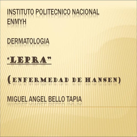 Lepra | PPTX