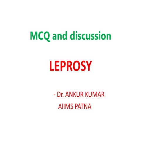 Leprosy | PPT